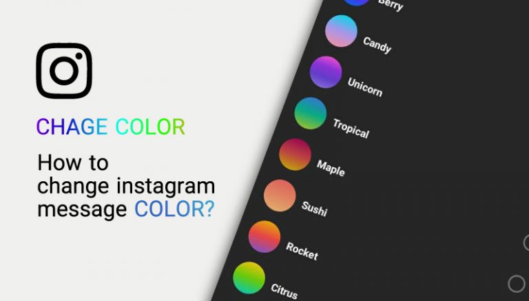 How to Change Instagram Message Color | Social Tradia