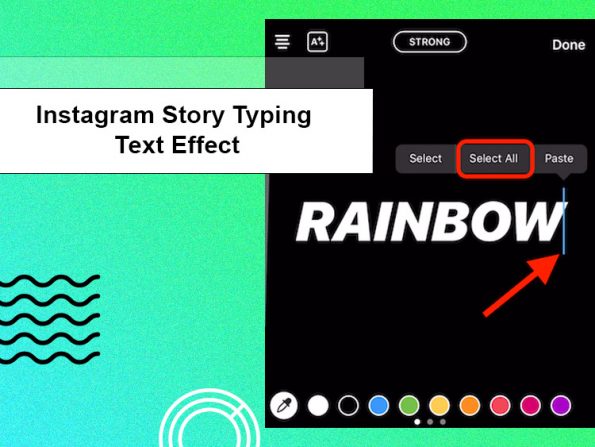 Instagram Story Typing Text Effect | Social Tradia