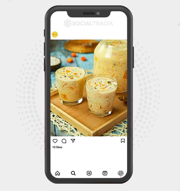 Insta Cooking (2 k Followers) | Social Tradia