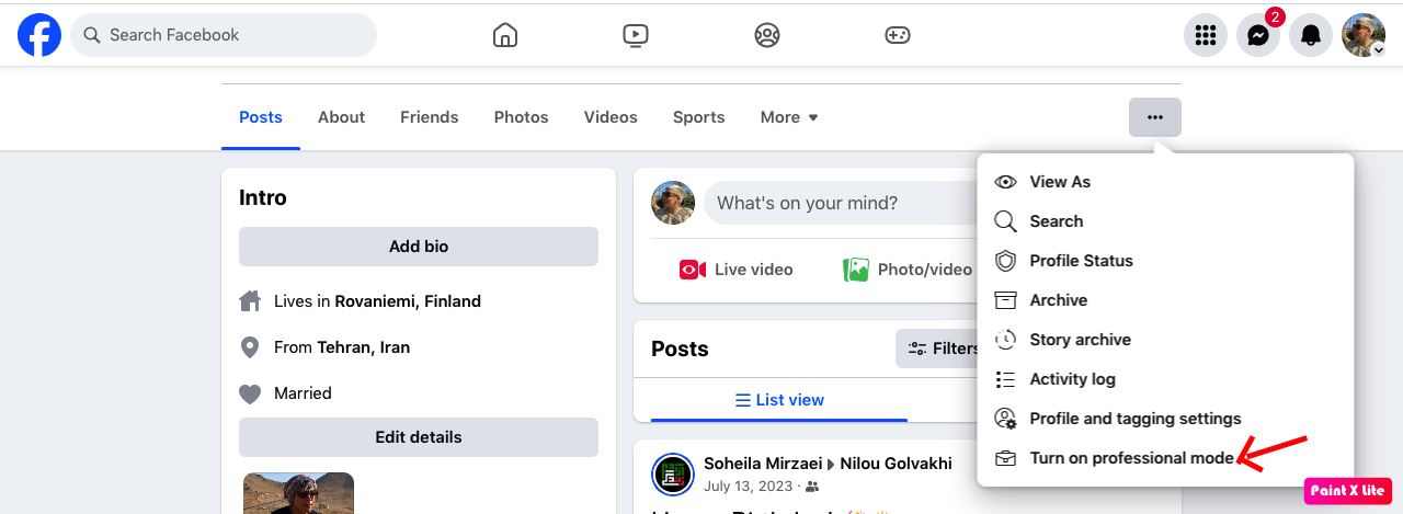 How to turn off professional mode on Facebook | Social Tradia