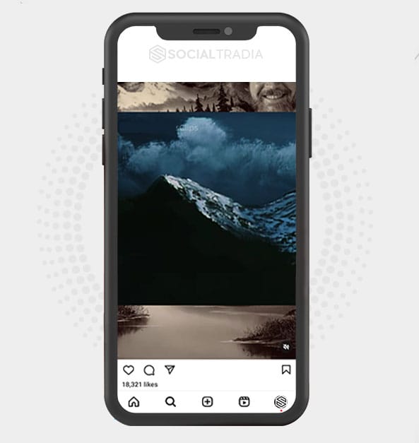 Bobross Art (813 k Followers) | Social Tradia