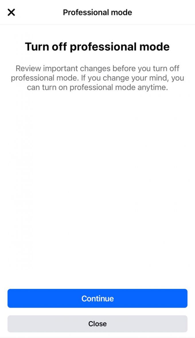 How to turn off professional mode on Facebook | Social Tradia