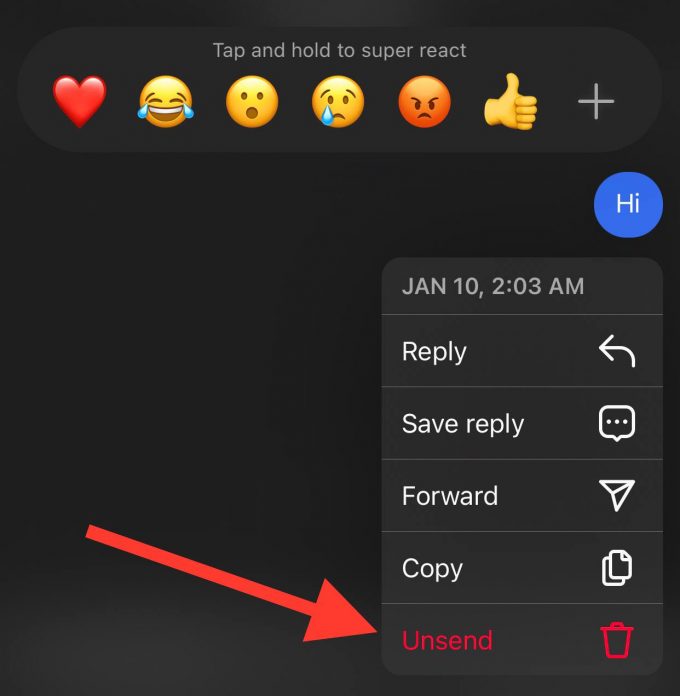 Can’t Unsend Instagram Messages on iPhone? Here’s Why | Social Tradia