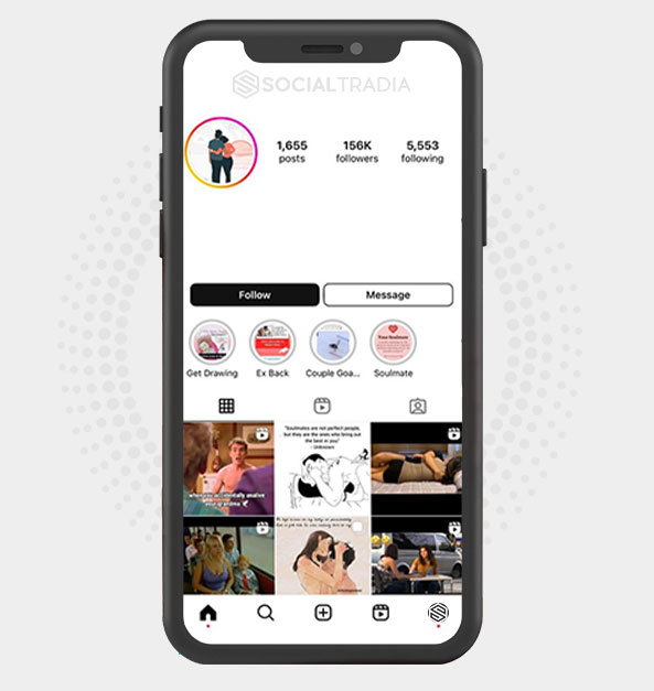 RelationField (156 k Followers) | Social Tradia