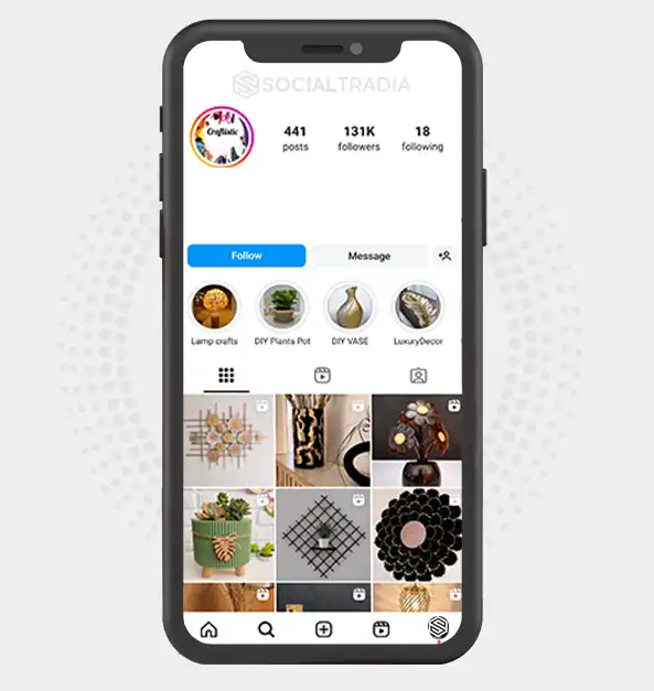 Craft Pack (131 k Followers) | Social Tradia