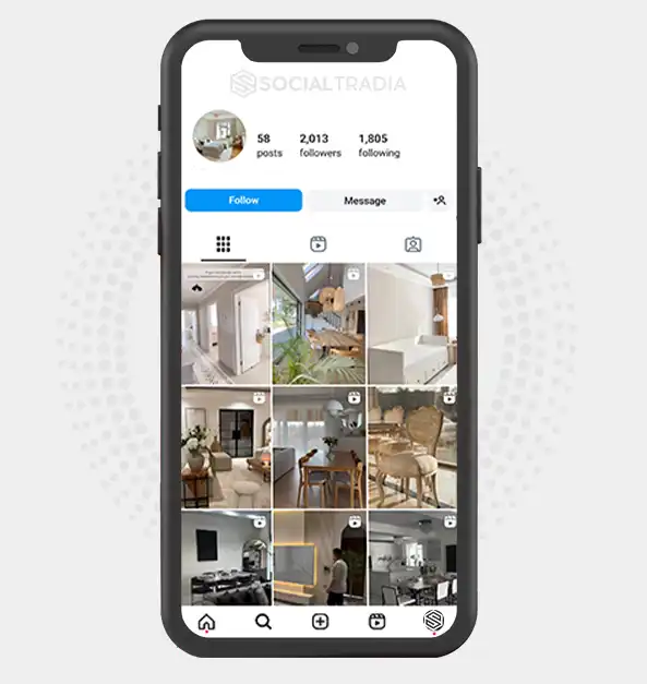 HomeInterior (2 k Followers) | Social Tradia