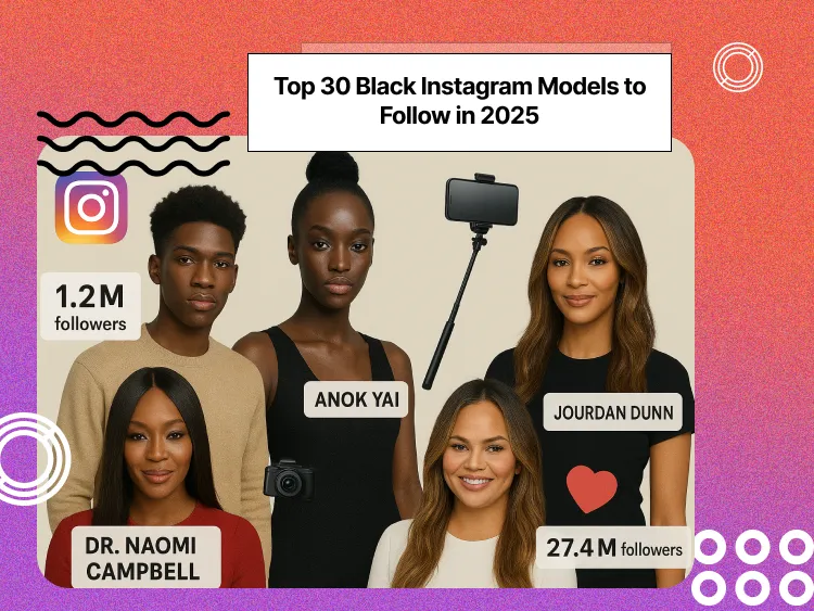 Top 30 Black Instagram Models to Follow in 2025 | Social Tradia